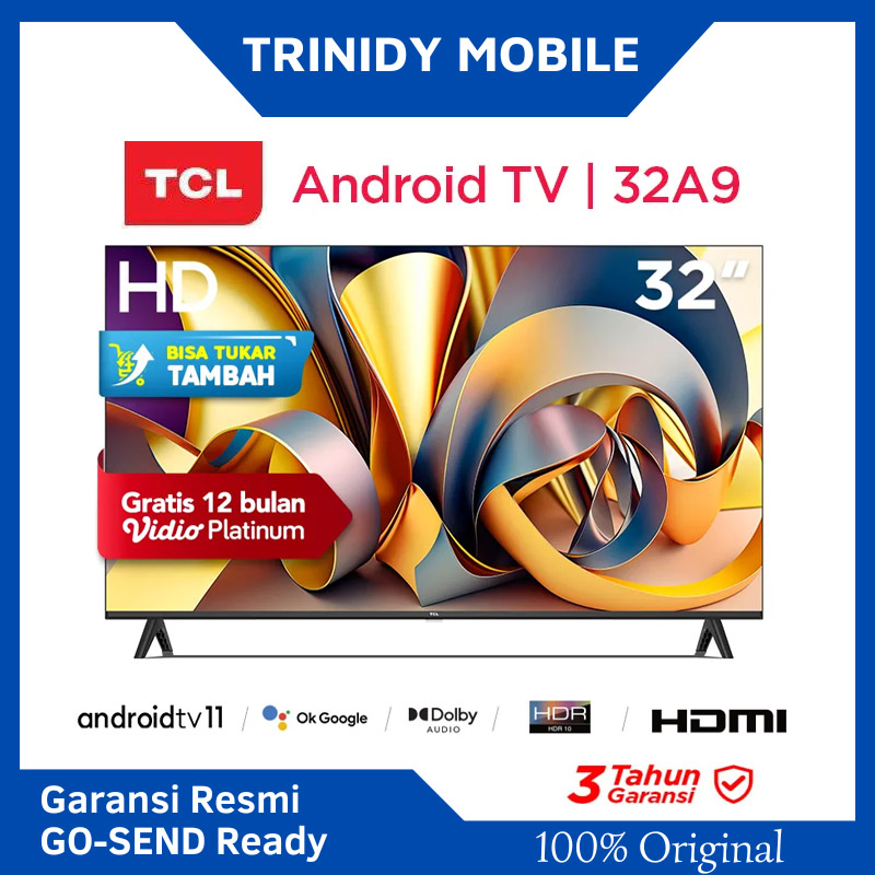 Jual TCL Android TV 32 inch FHD 32A9 Dolby Audio Youtube Netflix ...