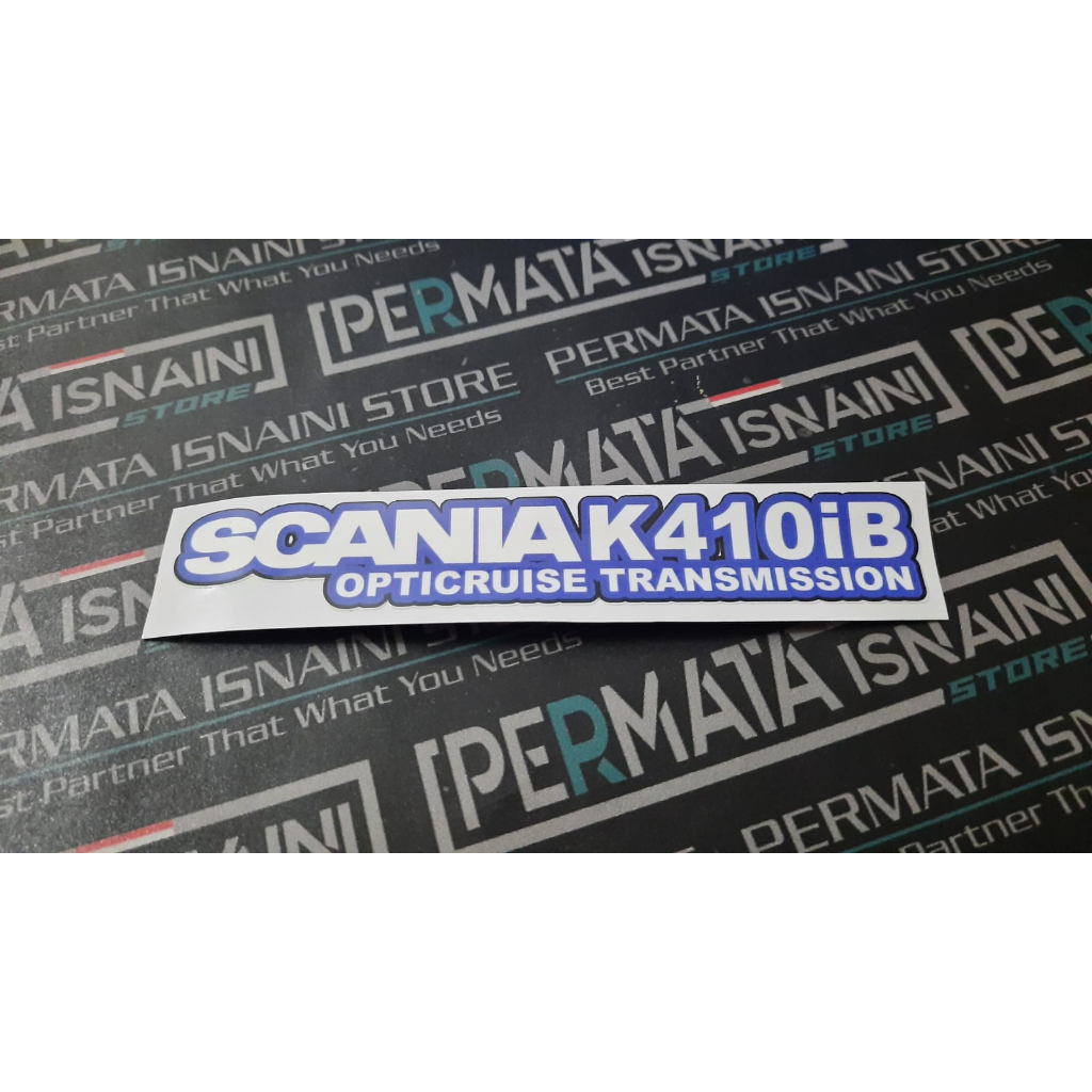 Jual Sticker Stiker Vinyl SCANIA K410 iB ala Bismania by PIS Cutting ...