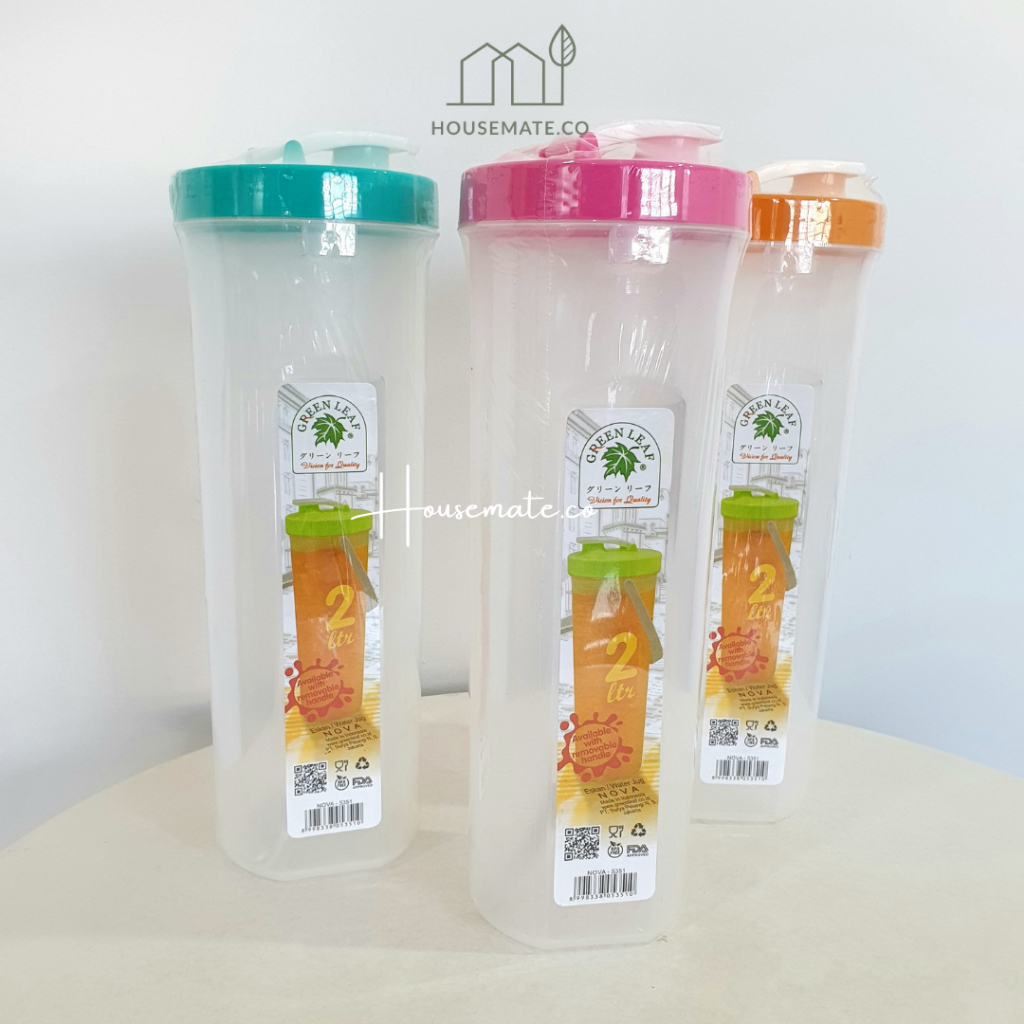 Jual GREEN LEAF Botol Eskan Nova - Botol Minum Tempat Minyak 2L GL5351 ...