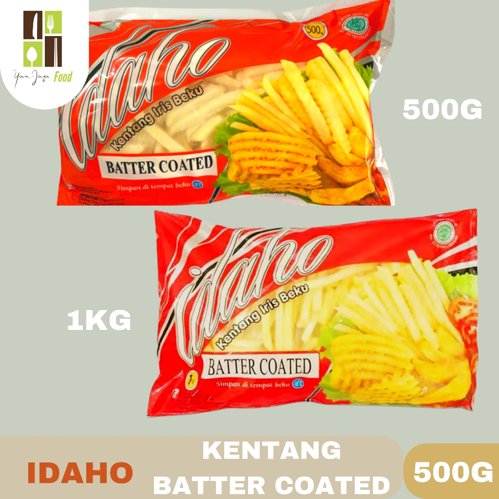 Jual Idaho Kentang Batter Coated / Kentang Iris Beku / Kemasan 500G ...