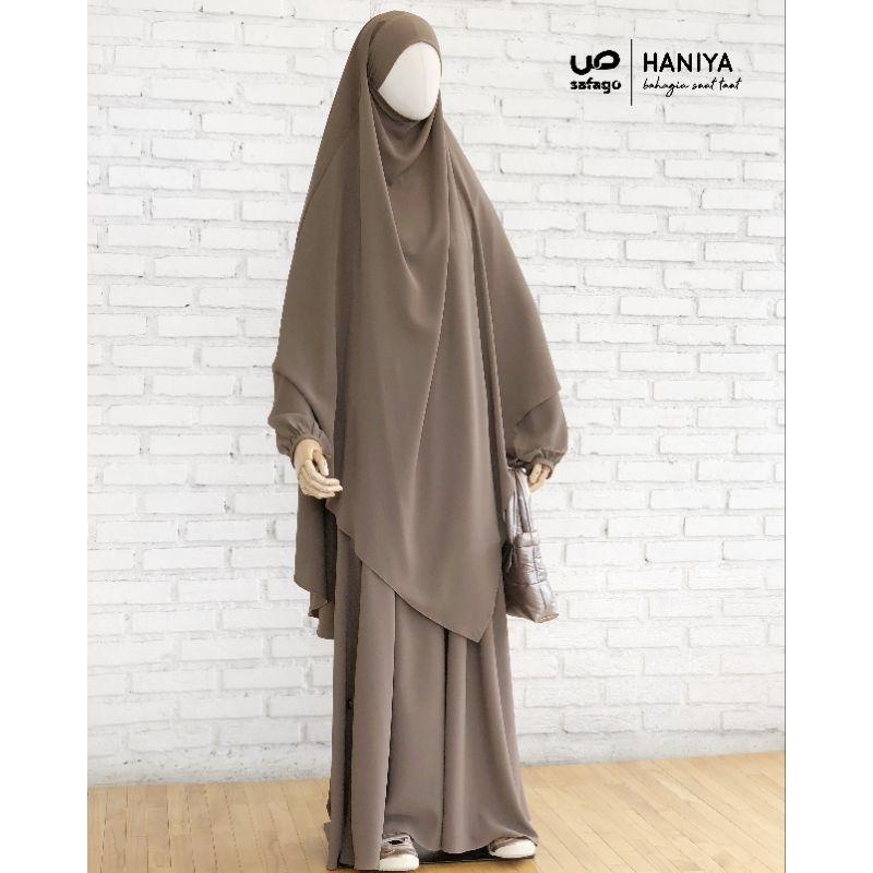 Jual Size L HANIYA Set Gamis & French Khimar FOOTHILLS - Shafa Jilbab ...