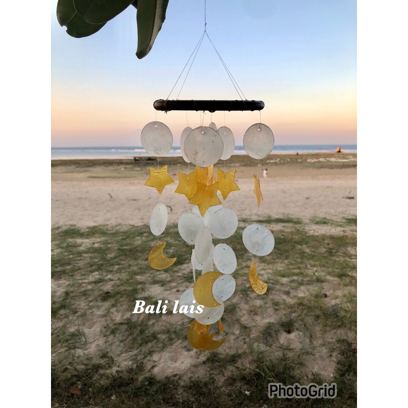 Jual Lonceng angin kerang/windchime Shell/dream catcher macrame ...