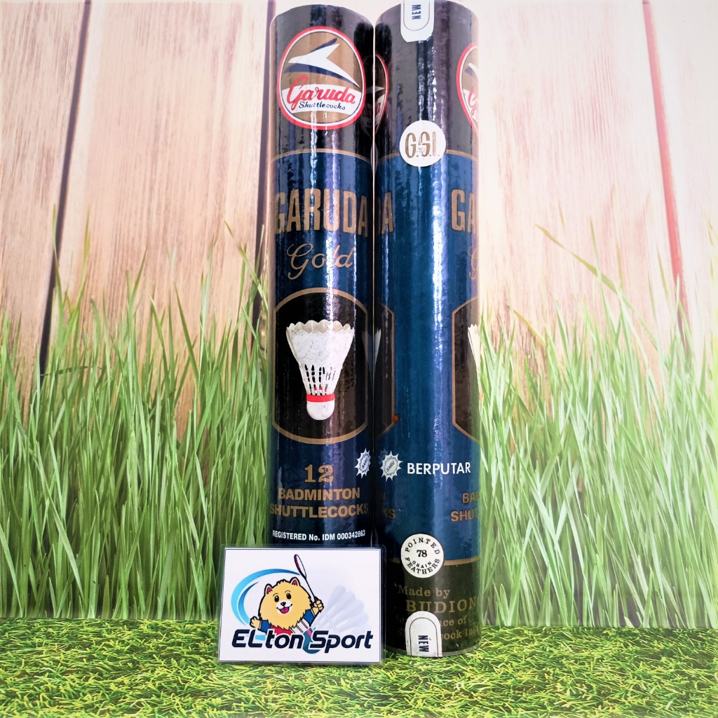 Jual (1 SLOP) GARUDA GOLD BIRU Shuttlecock Kok Badminton Bulutangkis ...
