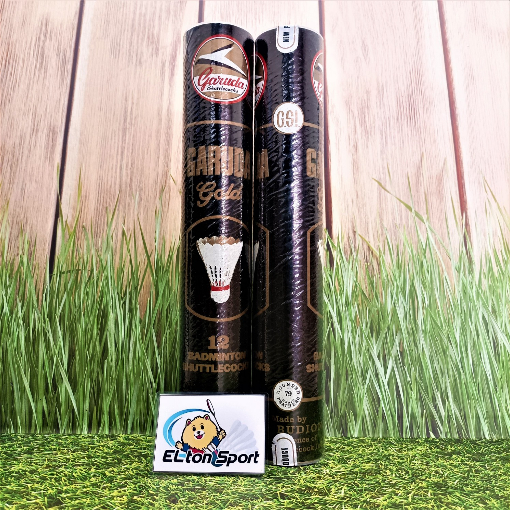 Jual (1 SLOP) GARUDA GOLD HITAM Shuttlecock Kok BAdminton Bulutangkis ...