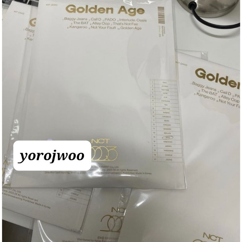 Jual READY STOCK NCT 2023 GOLDEN AGE COLLECTING VER JENO JAEHYUN HAECHAN JAEMIN MARK JISUNG ...