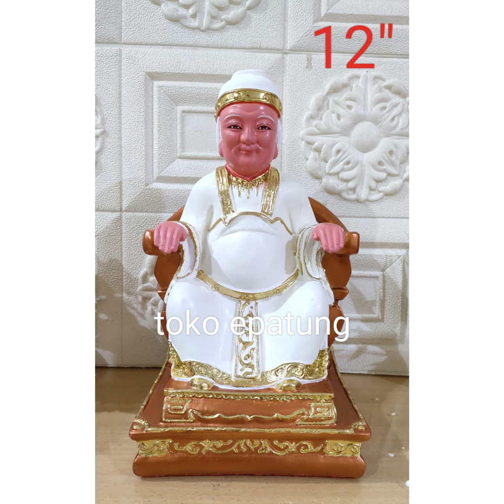 Jual patung datuk po / istri datuk - fiber putih - 12 inch | Shopee ...