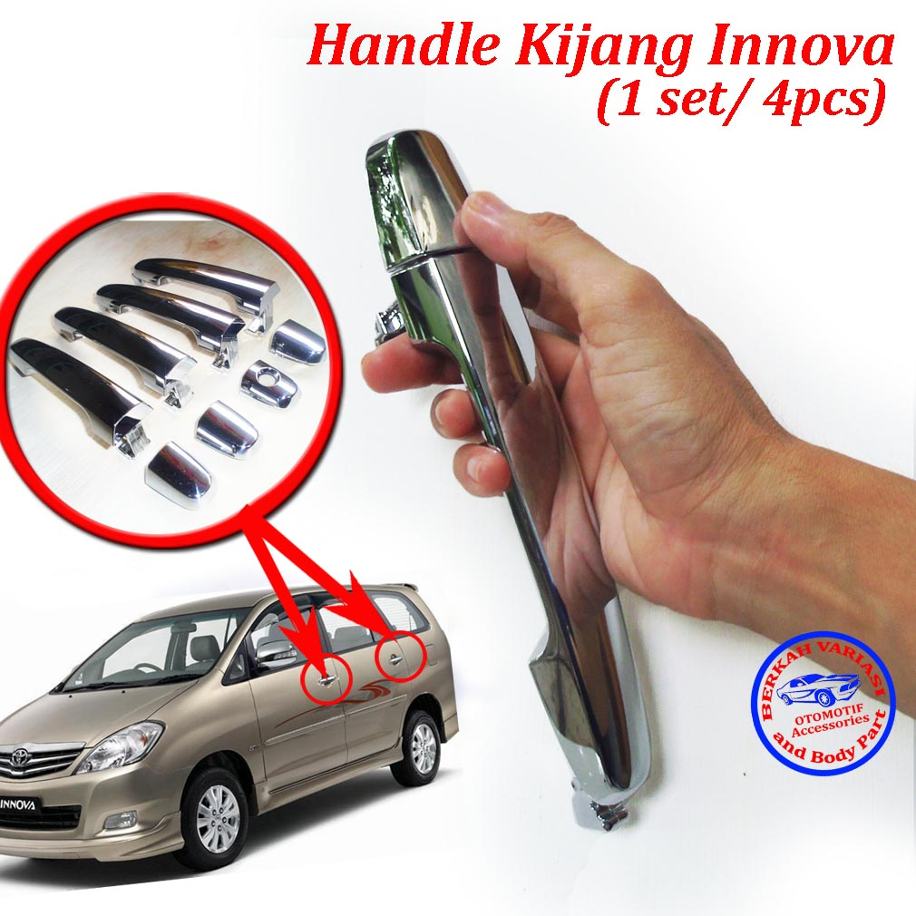 Jual Handle Pintu Innova Full Chrome Tahun 2005 - 2015 (Model 1 Lubang ...