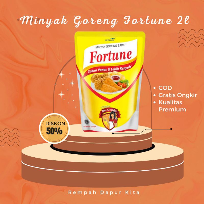 Jual MINYAK GORENG FORTUNE 2 LITER | Shopee Indonesia