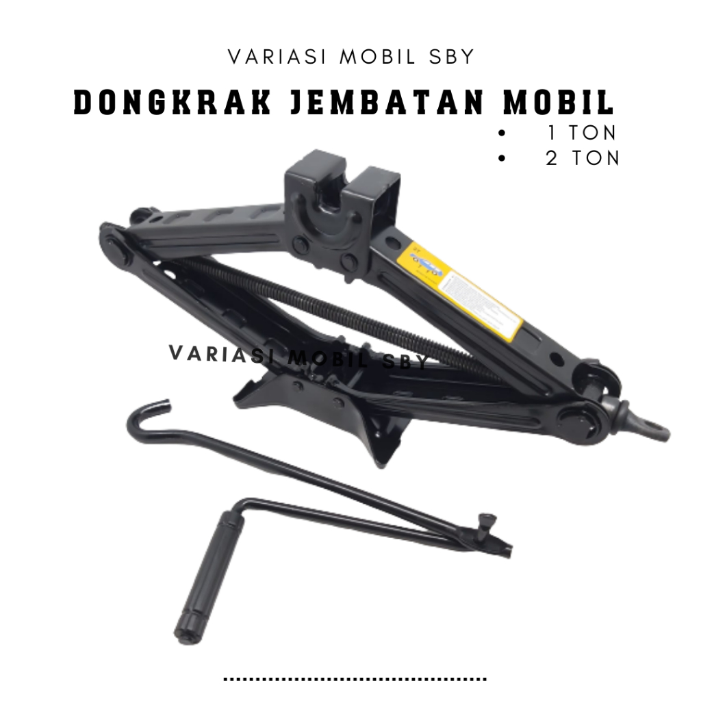 Jual dongkrak mobil dongkrak gunting DONGKRAK JEMBATAN 1 TON, 2 TON ...