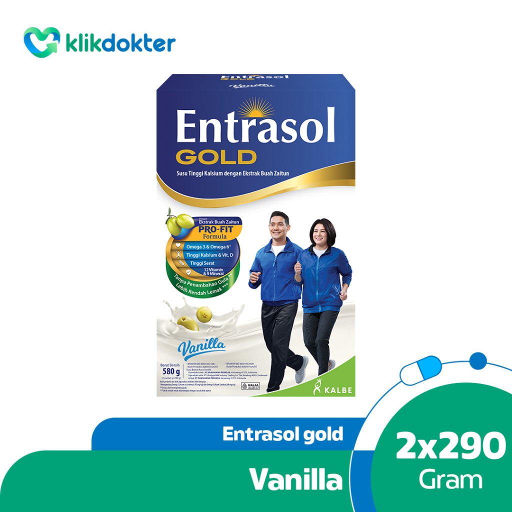 Jual Entrasol Gold Vanilla 560gr | Shopee Indonesia