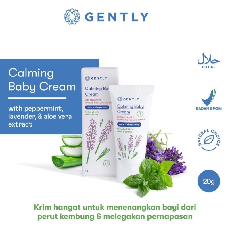 Jual Gently Calming Baby Cream untuk meredakan perut kembung | Shopee ...