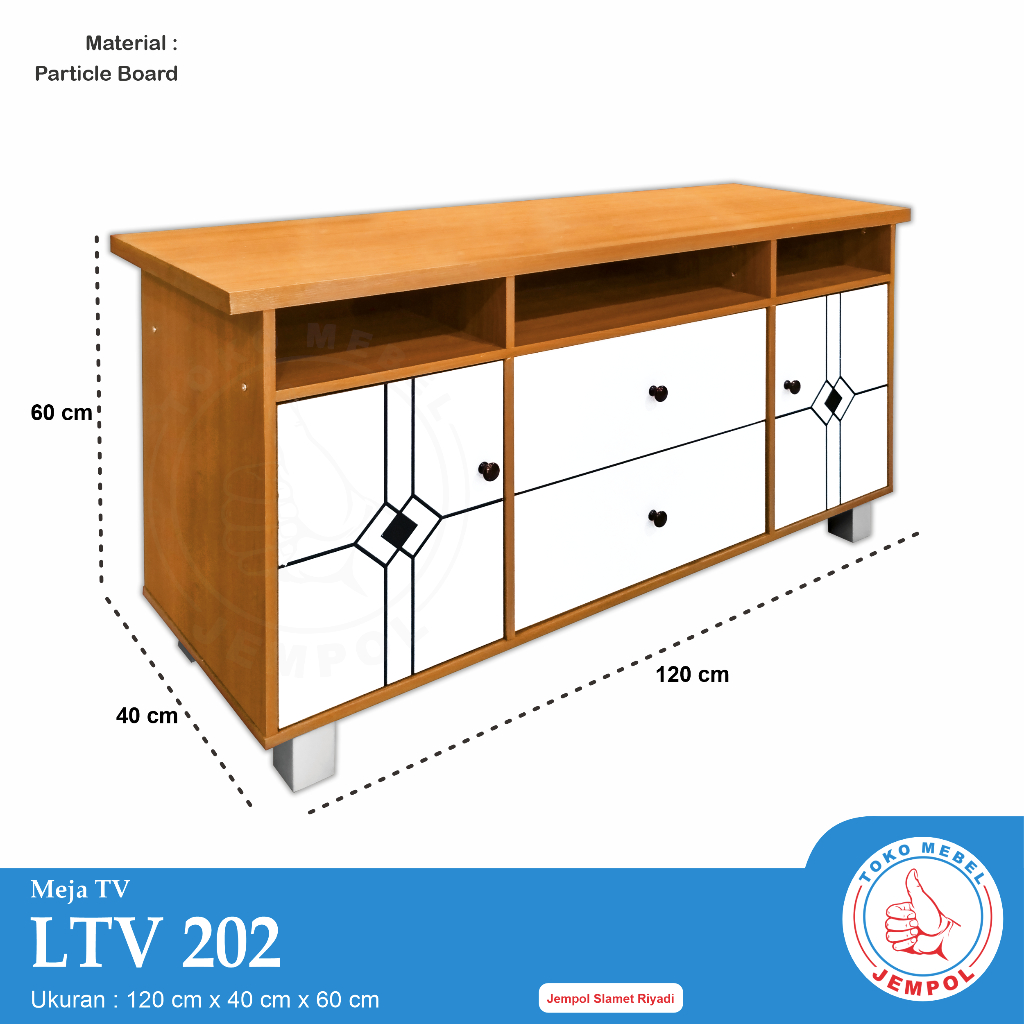 Jual Rak TV LTV 202 Jasmine/Meja TV Minimalis/Meja DVD/Buffet Serbaguna ...