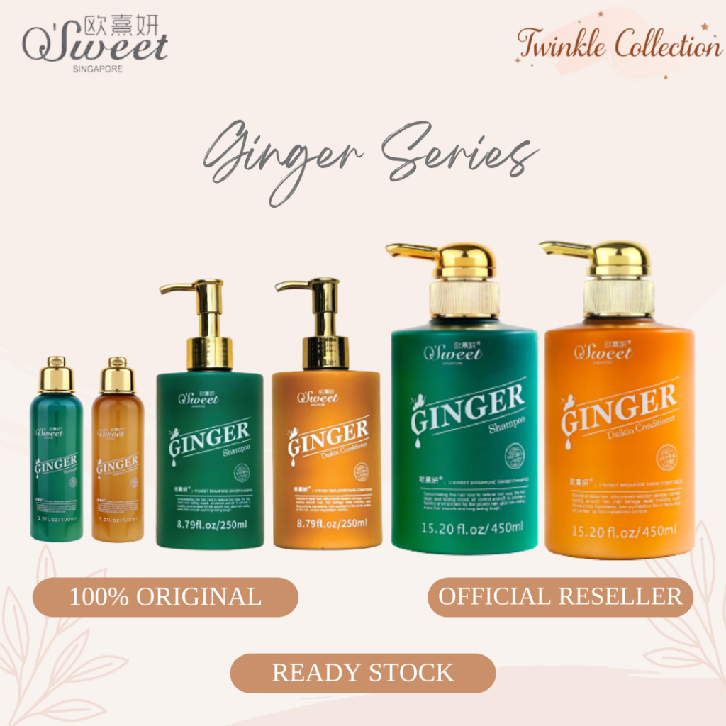 Jual O Sweet Singapore Ginger Shampo & Daikin Conditioner 450 ML ...