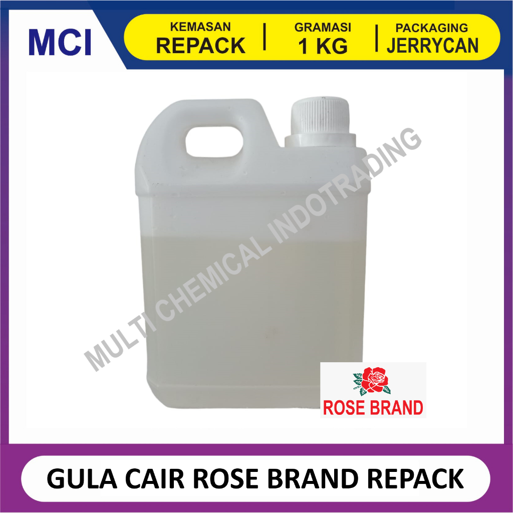 Jual ROSE BRAND GULA CAIR FRUCTOSE - REPACK 1 KG / GULA CAIR SIRUP ...