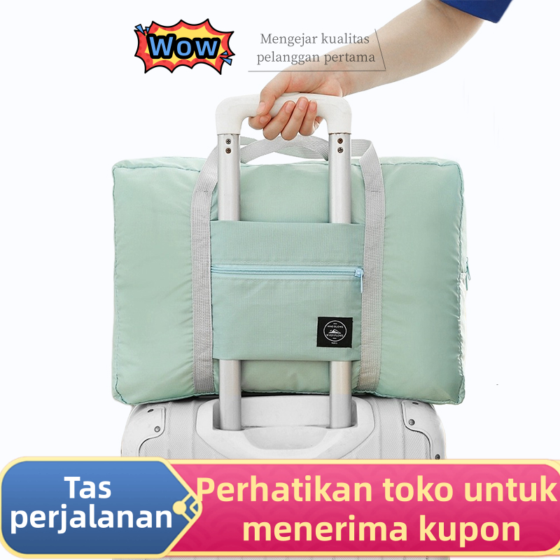 Jual Tas Travel Besar Lipat/ Hand Carry Anti air/ Foldable Travel Bag ...
