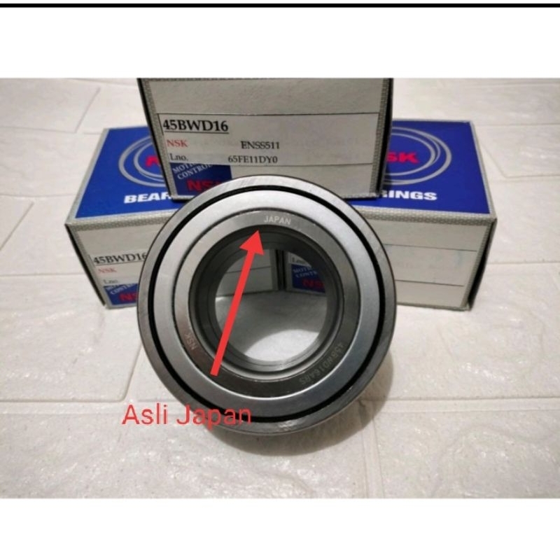 Jual BEARING LAHER RODA DEPAN SUZUKI ERTIGA R3 SX4 X-OVER 45BWD16 NSK ABS ASLI JAPAN | Shopee ...