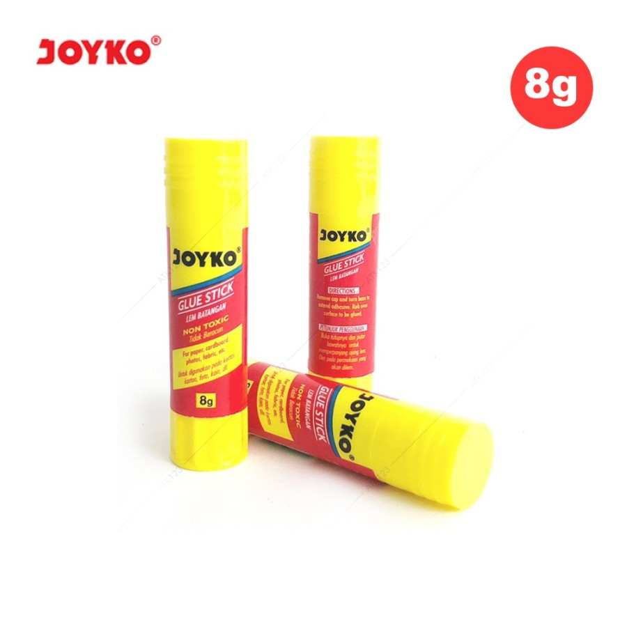 Jual Lem Kertas Glue Stick Joyko 8gr GS 09 Perekat Kuat Joyco Lem Stik ...