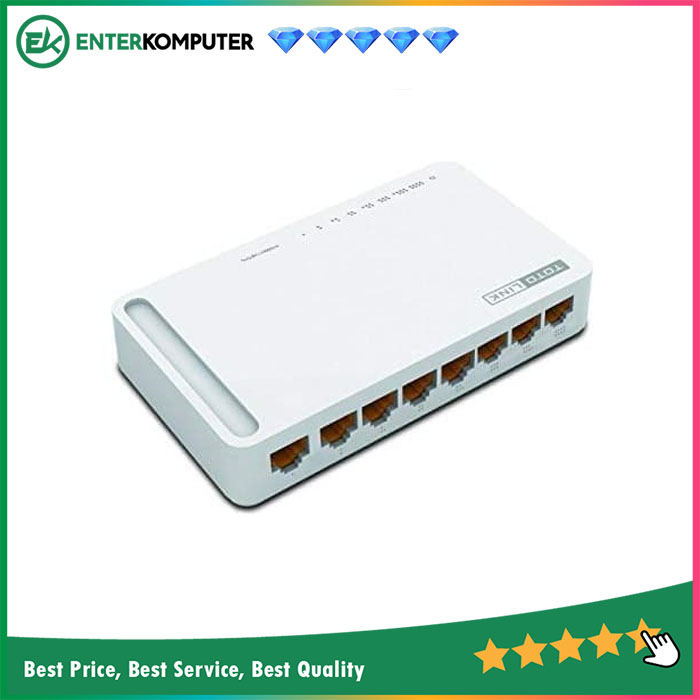 Jual TotoLink 8-Port Ethernet Unmanagement Switch - S808 | Shopee Indonesia
