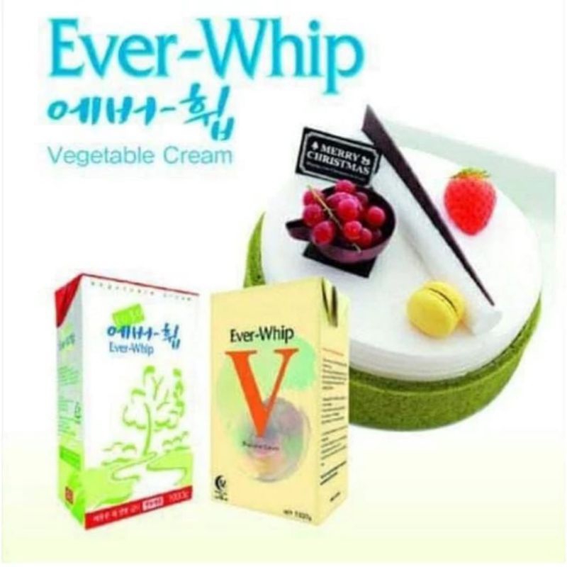 Jual Everwhip non dairy cream original SUGAR FREE Vegan/Vegetarian ...