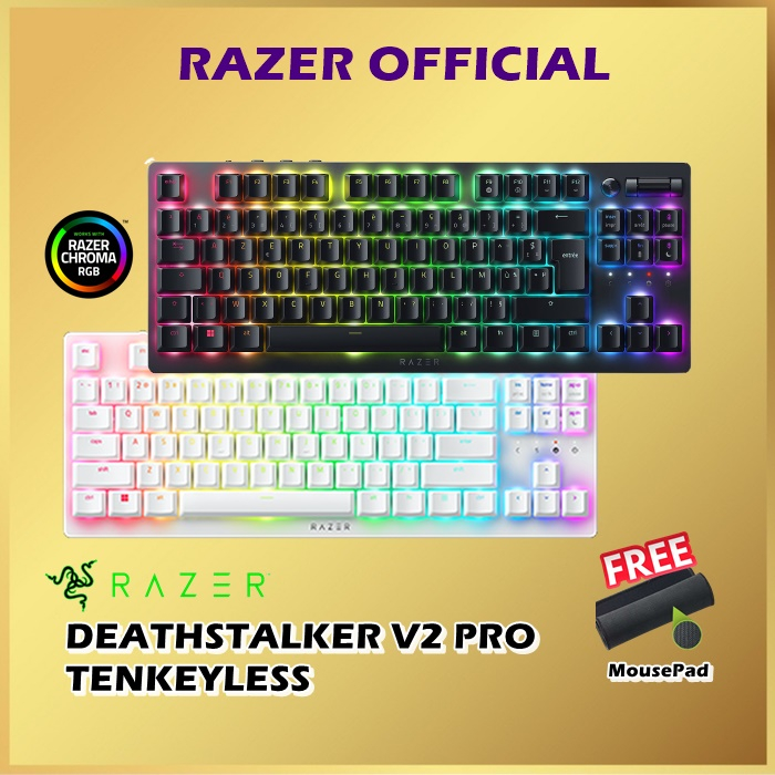 Jual Razer Deathstalker V2 Pro Tenkeyless TKL Low Profile Wireless ...