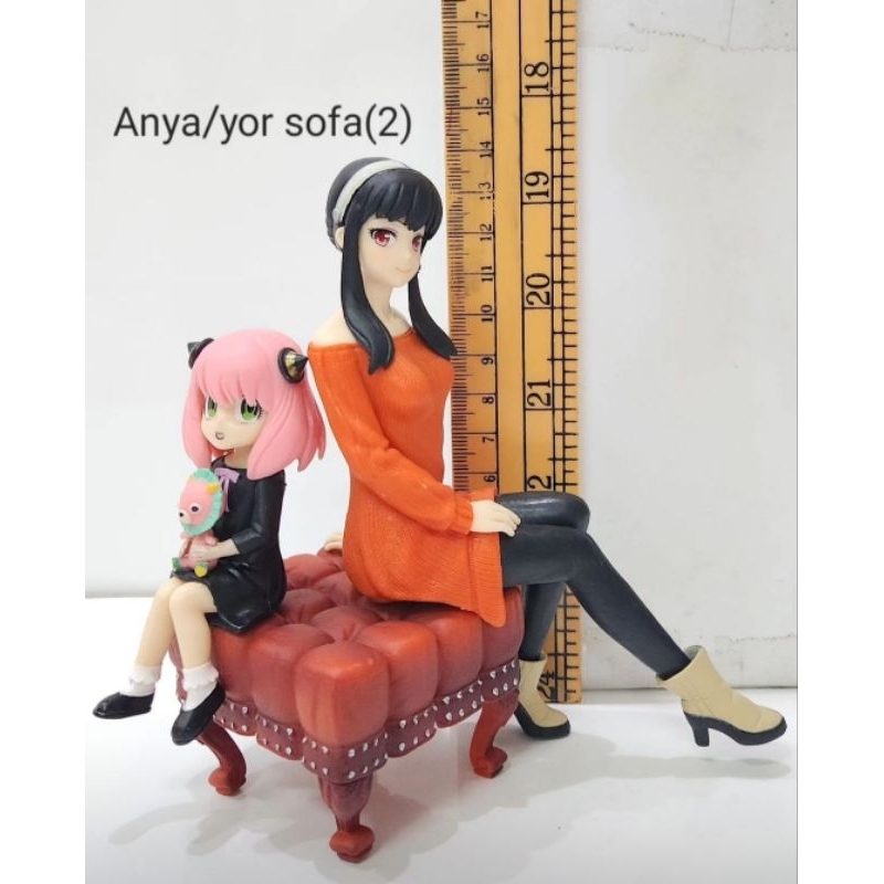 Jual ACTION FIGURE SET SPY X FAMILY ANYA FORGER CUTE CHIBI FACE TOPPER ...