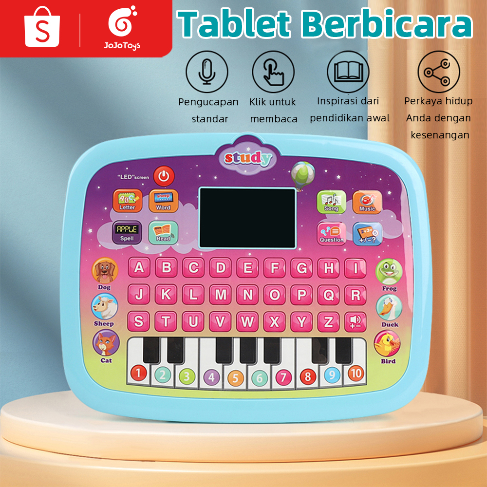 Jual JOJOTOY Mainan Tablet Edukasi Anak Tablet Musik Piano Anak Mainan ...