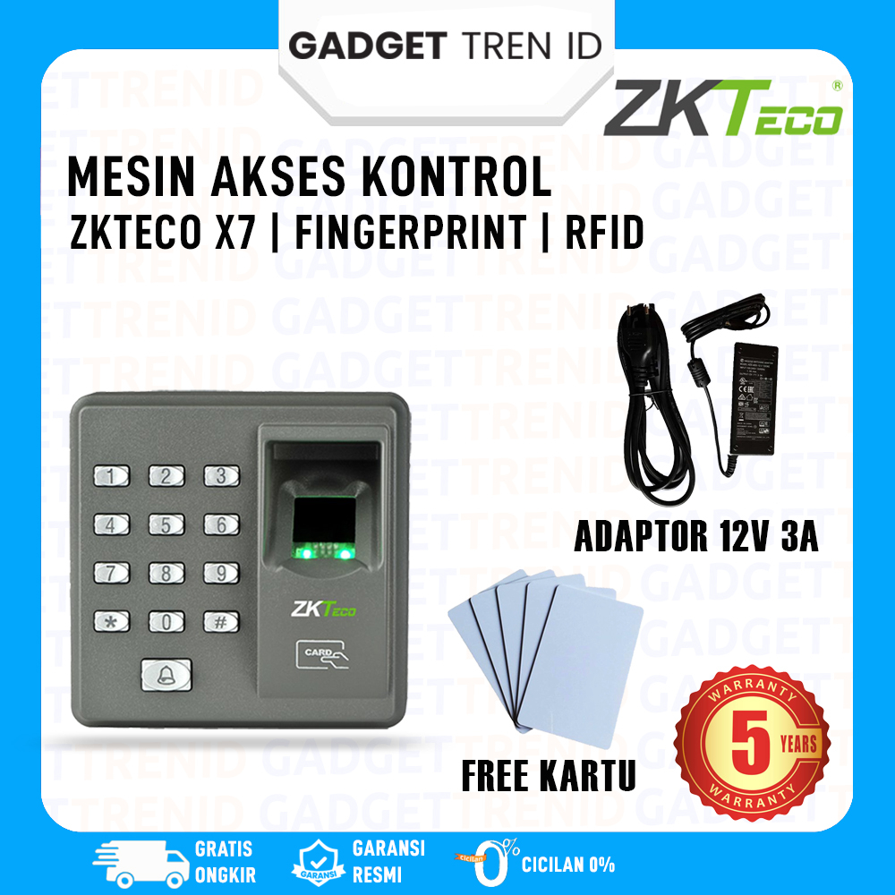 Jual Mesin Akses Pintu Access Door Zkteco X7 Sama Seperti Solusion Termurah Bergaransi | Shopee ...
