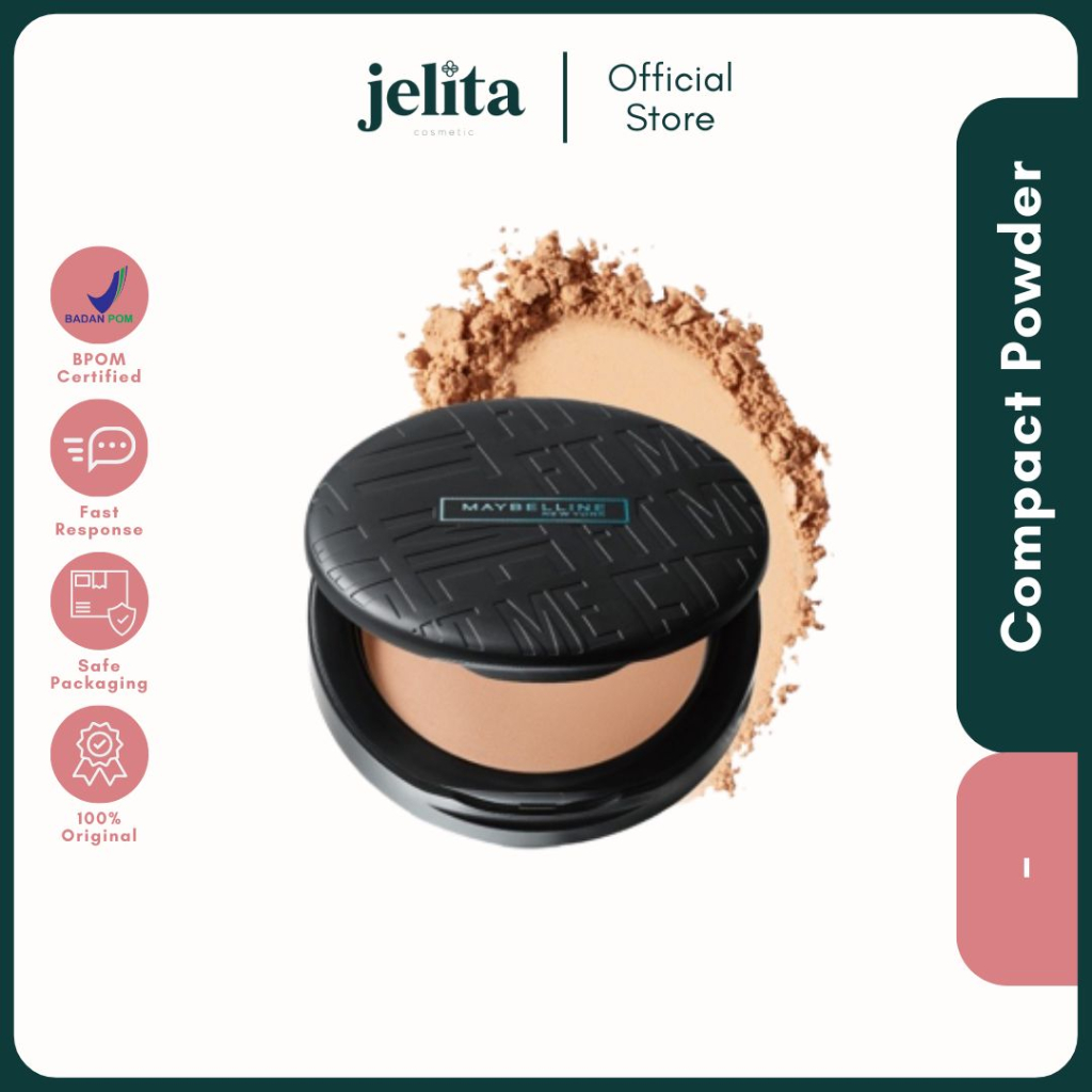 Jual Jelita Cosmetics - Maybelline Fit Me Compact Powder (kemasan baru ...