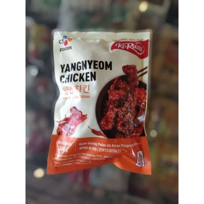 Jual CJ FOODS Korasa Yangnyeom Chicken 360g Ayam goreng pedas ala Korea ...