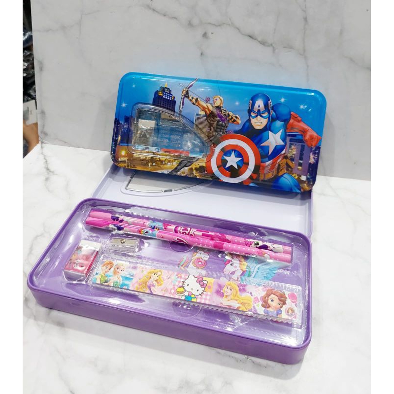 Jual Tempat Pensil Kaleng Besar / Pencil Case Kaleng Besar / Kotak ...