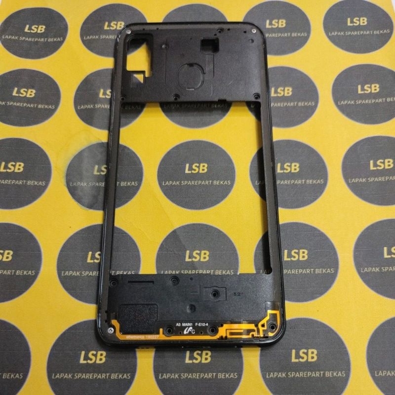 Jual REAR ASSY MIDLE FRAME SAMSUNG A30 A305F BLACK ORIGINAL BEKAS ...