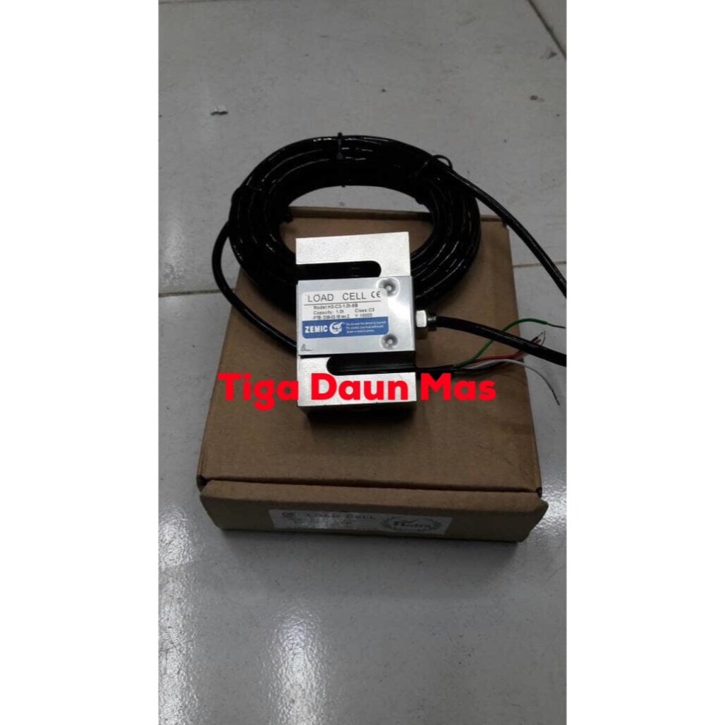 Jual Load cell Zemic / Sensor timbangan bentuk s tipe H3 kapasitas 1 ...