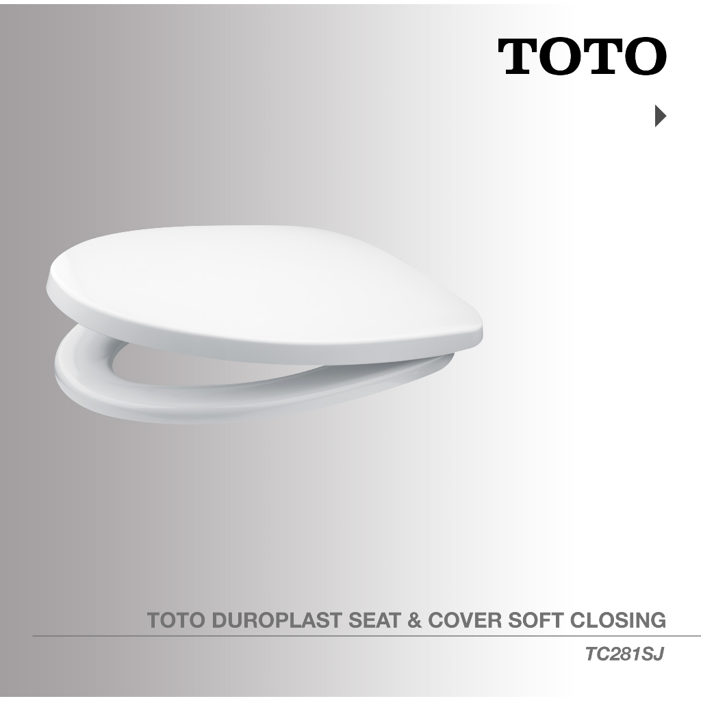 Jual TOTO TC281SJ Seat Cover with Soft Closing | Tutup Kloset TOTO ...