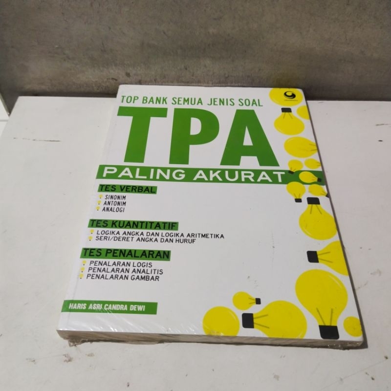 Jual Buku Obral Super Murah - Buku Top Bank Semua Jenis Soal TPA Paling Akurat | Shopee Indonesia