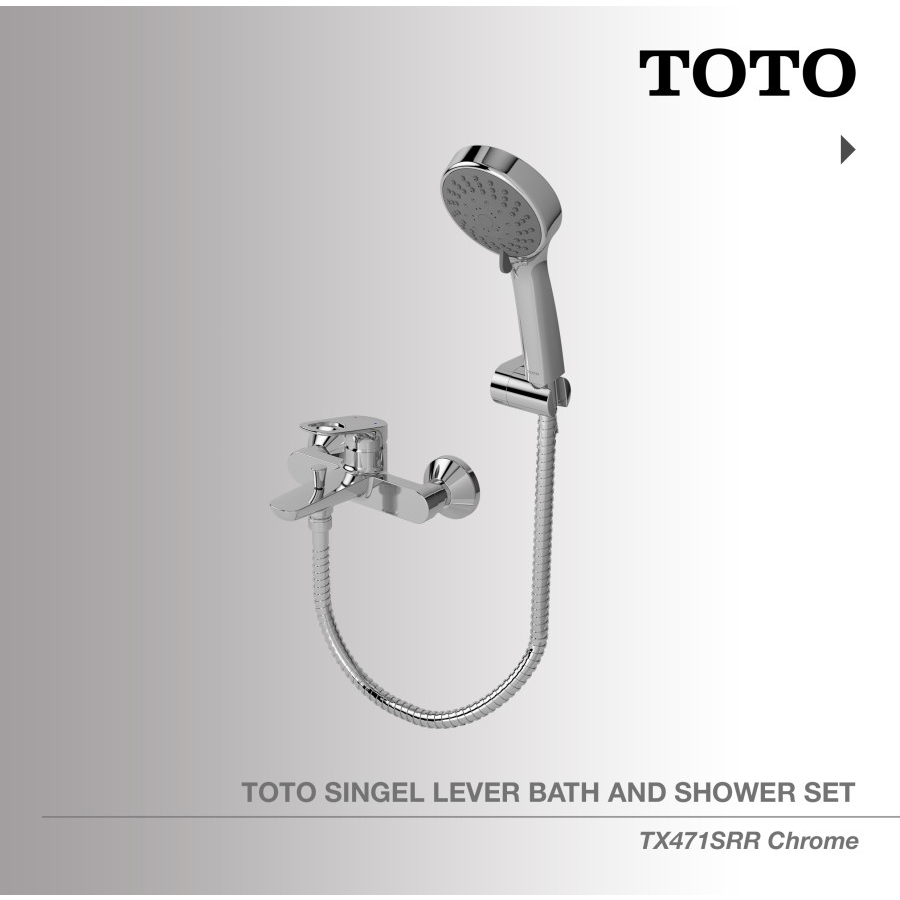 Jual TOTO TX471SRR Single Lever Bath & Shower Set | Shopee Indonesia