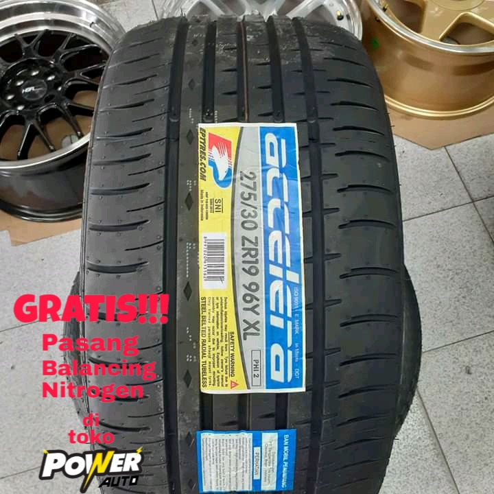 Jual ban mobil ceper tapak lebar ACCELERA 275 30 R19 type PHI 2 ring 19 free pasang,balancing ...