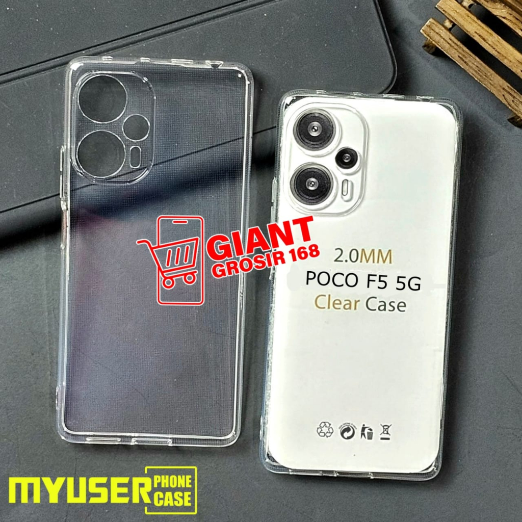 Jual POCO F5 5G CASE CLEAR HD 2.0mm CASE BENING TRANSPARAN POCO F5 5G | Shopee Indonesia