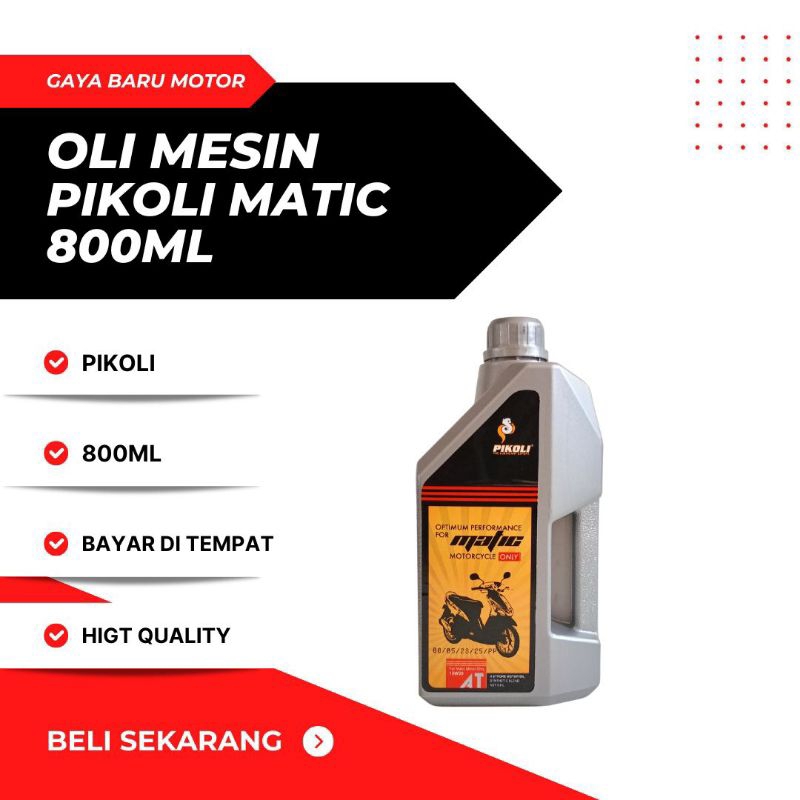 Jual OLI PIKOLI MATIC 800ML | Shopee Indonesia
