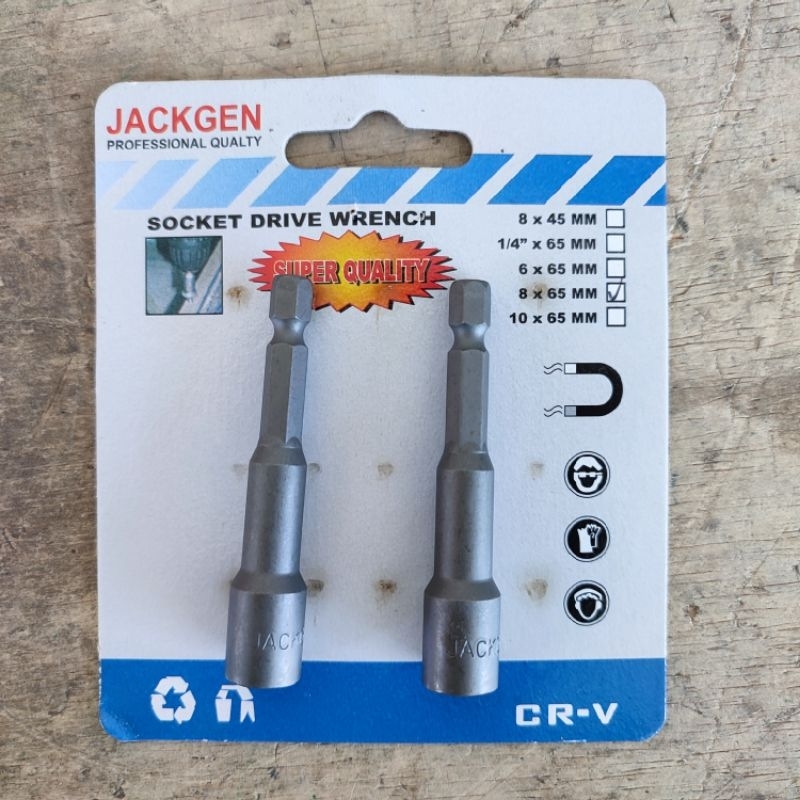 Jual Magnet Hex Nut 8 x 65 mm mata kunci sok sock magnetic Skrup Sekrup ...