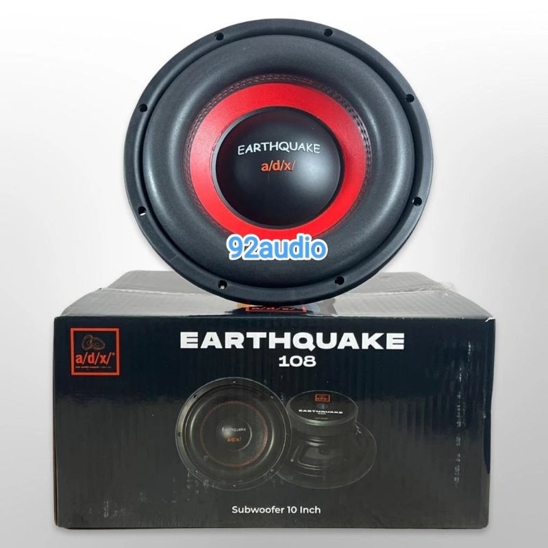 Jual Subwoofer 10 inch A/D/X ADX EARTHQUAKE Double Coil | Shopee Indonesia