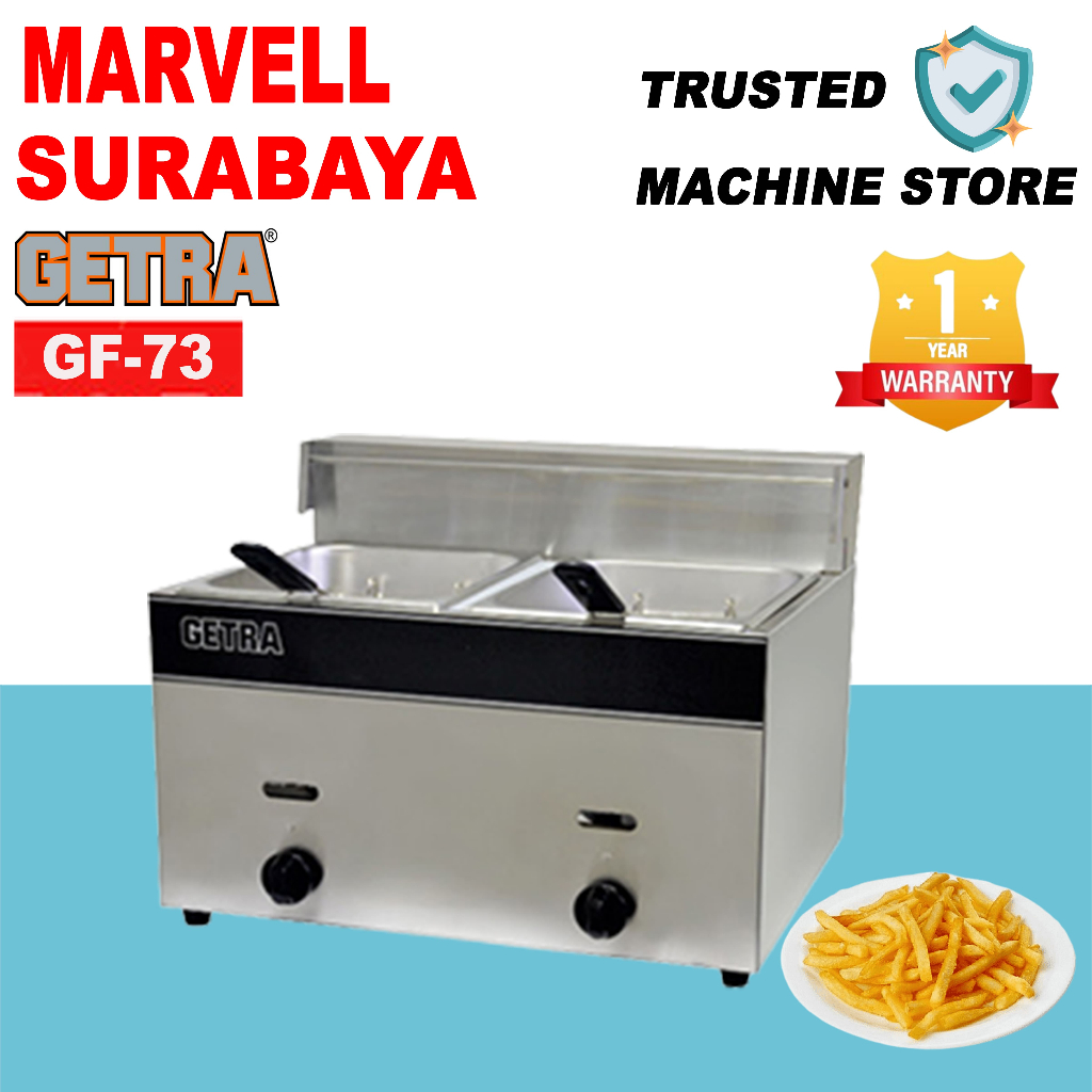 Jual DEEP FRYER GAS GETRA GF 73 PENGGORENGAN AYAM KENTANG ORIGINAL ...