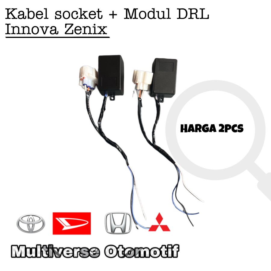 Jual Modul Kabel socket Lampu DRL innova zenix Satu set | Shopee Indonesia