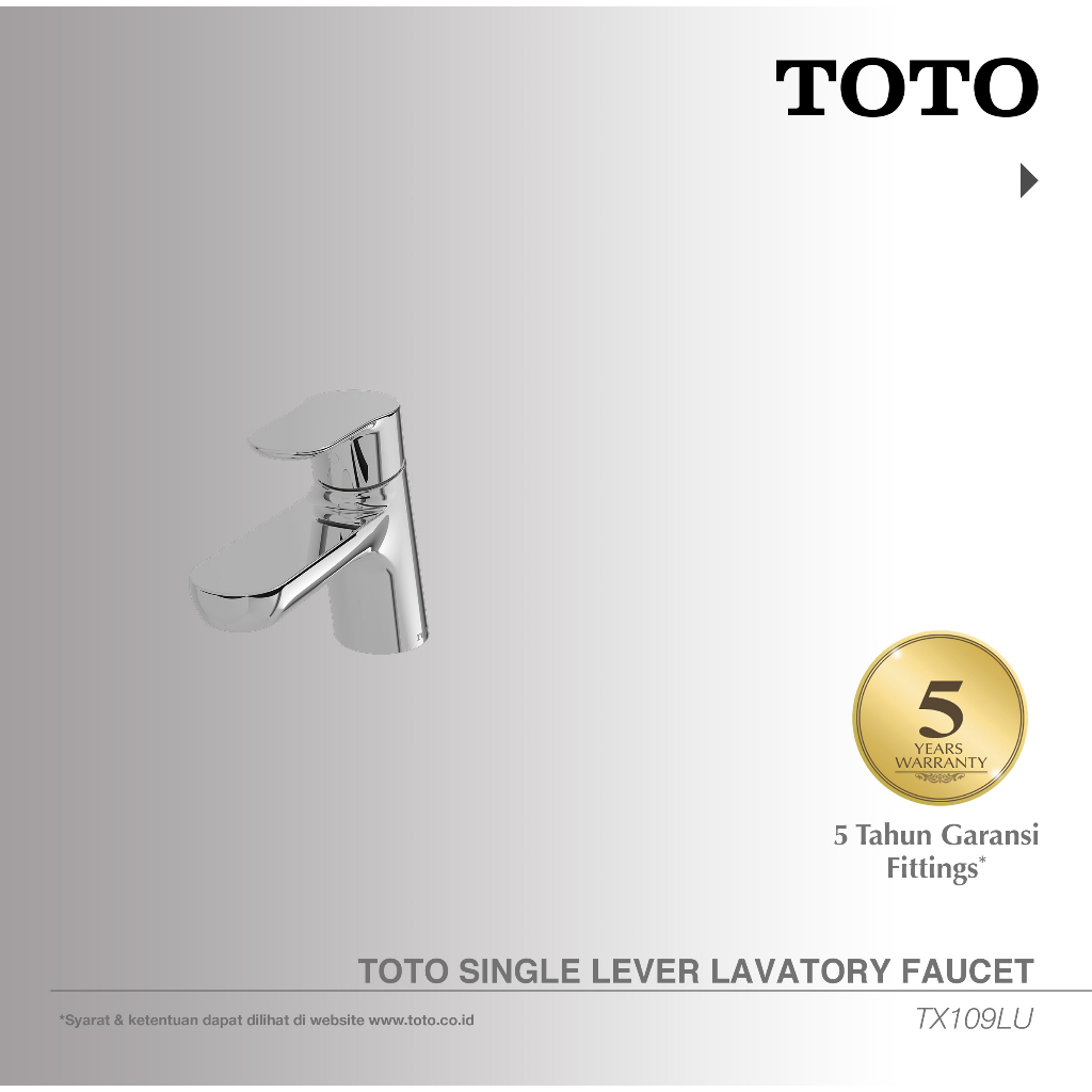 Jual TOTO TX109LU Umi Series Lavatory Faucet / Keran Wastafel TOTO ...