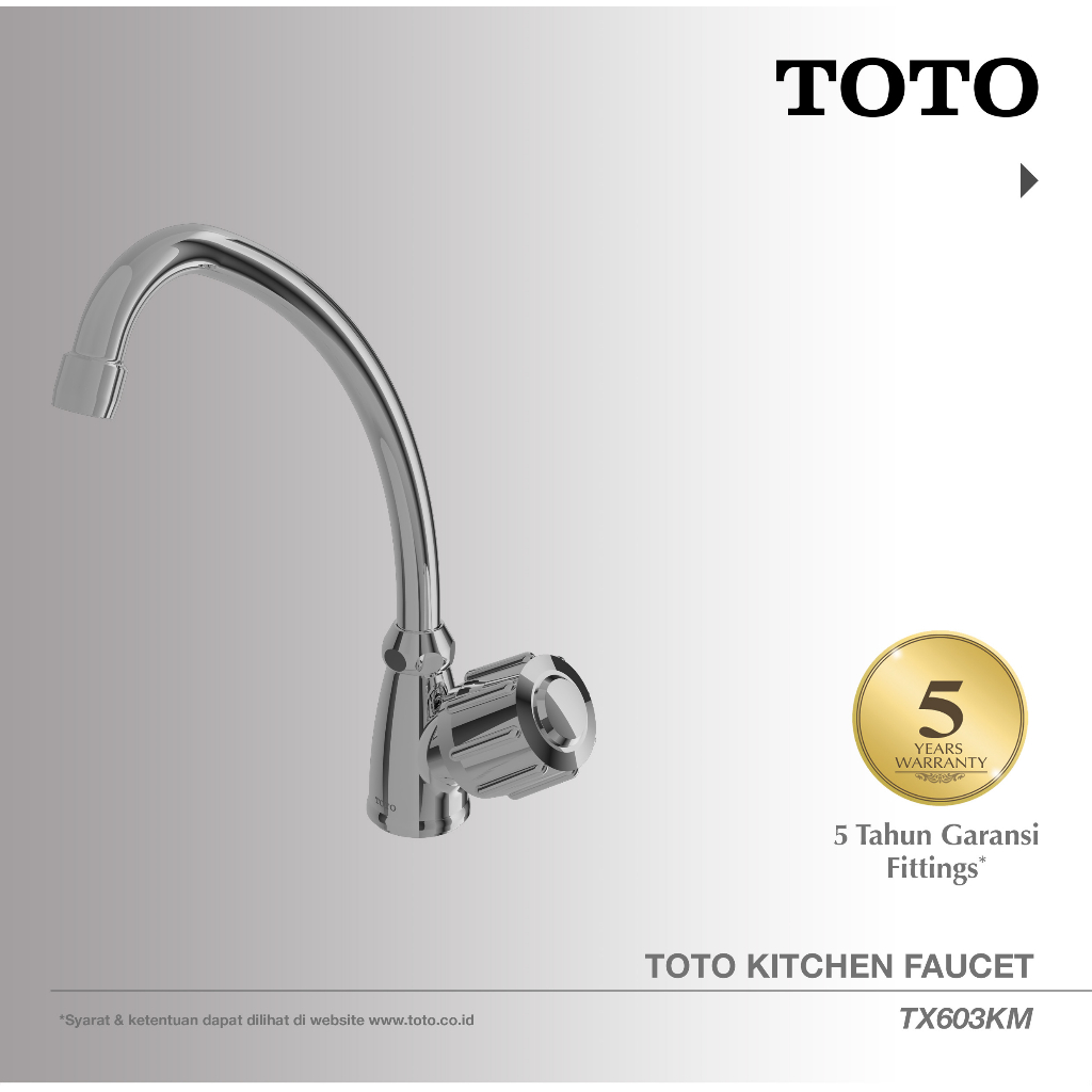 Jual TOTO TX603KM Kitchen Faucet | Keran Dapur | Shopee Indonesia