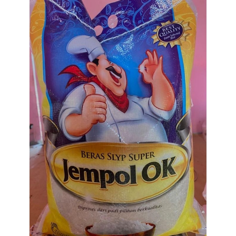 Jual beras kemasan cap Jempol Ok | Shopee Indonesia