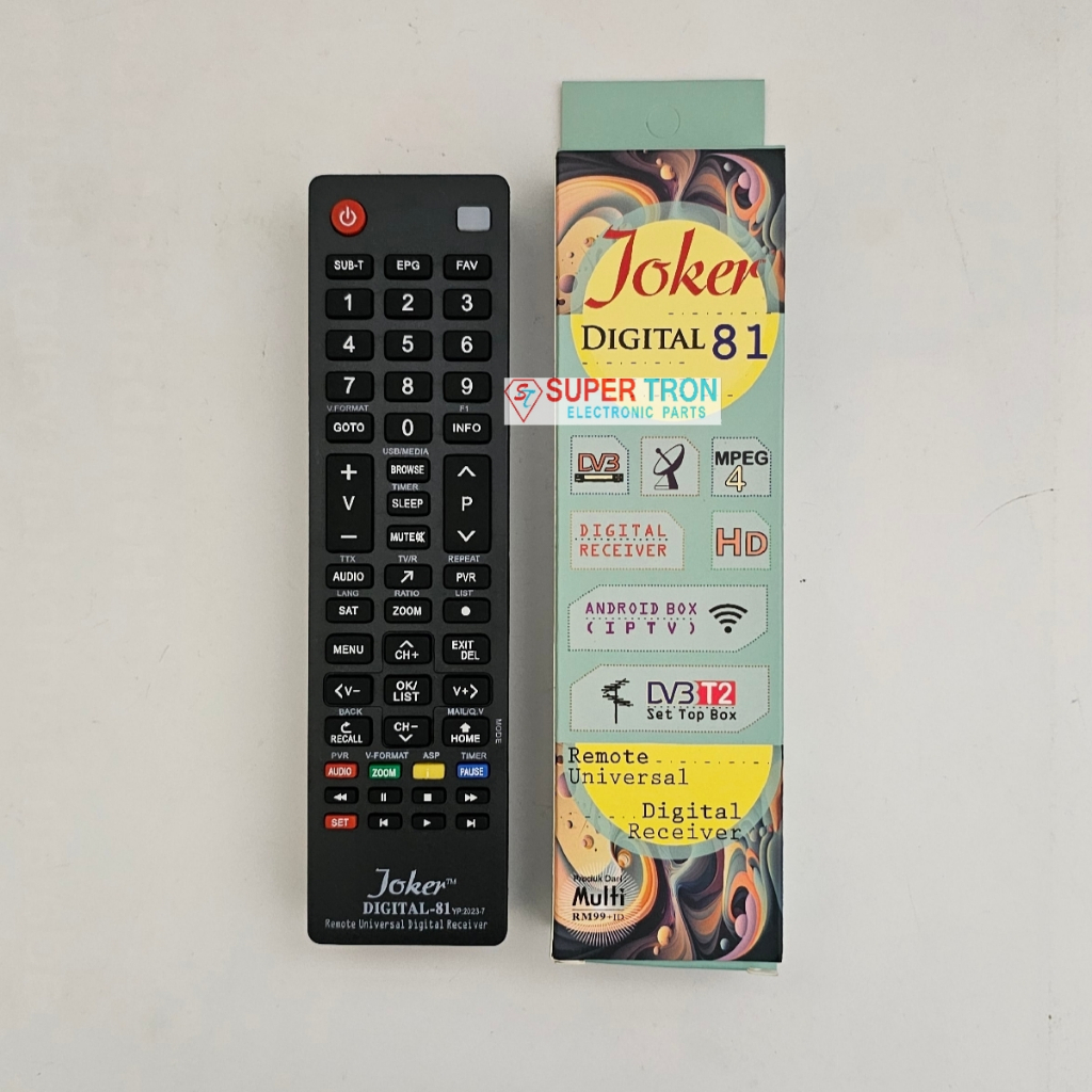 Jual Remote Joker Digital Set Top Box dan Android Box IPTV | Shopee ...