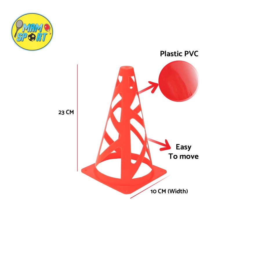 Jual Cones Cone Kerucut Kun Bolong Untuk Latihan Futsal Dan Sepak Bola ...