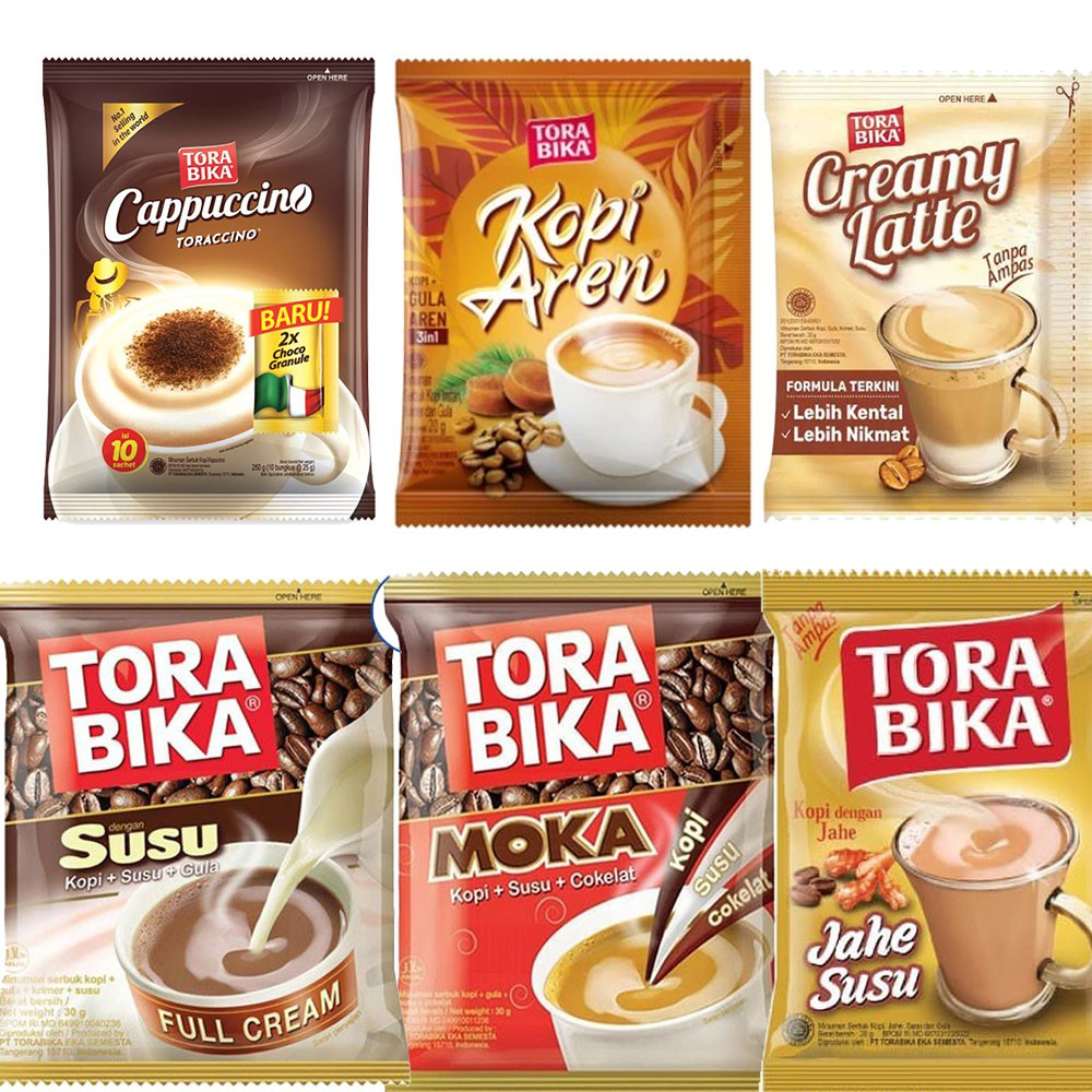 Jual Torabika Tora Susu dan Moka Renceng 10 sachet | Shopee Indonesia