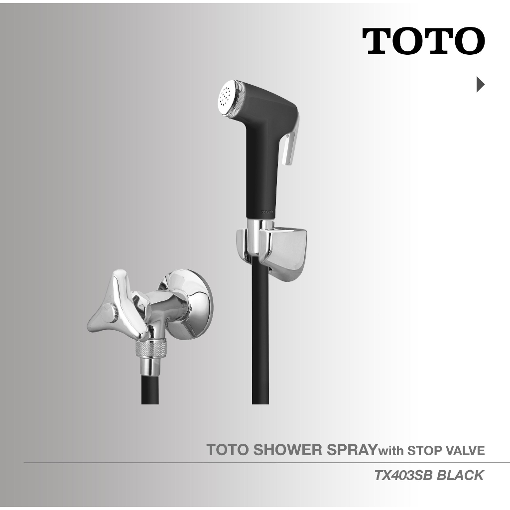 Jual TOTO TX403SB Shower Spray with Stop Valve | Shopee Indonesia