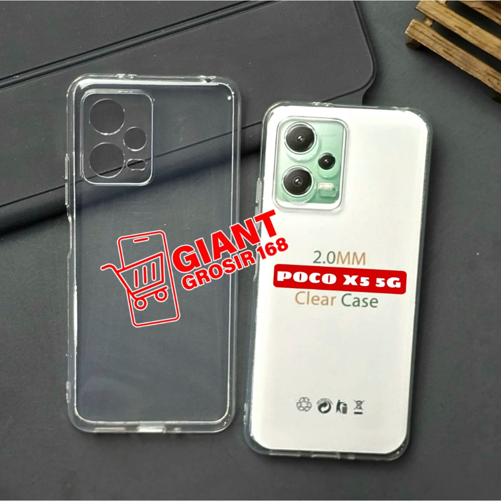 Jual POCO X5 5G CASE CLEAR HD 2.0MM CASE BENING TRANSPARAN POCO X5 5G | Shopee Indonesia